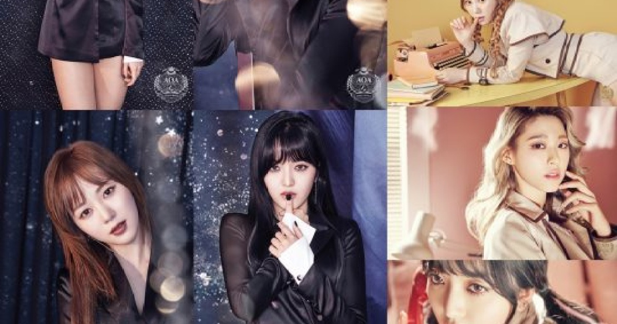 AOA vs AOA, 신보 개인컷 공개..2色 매력