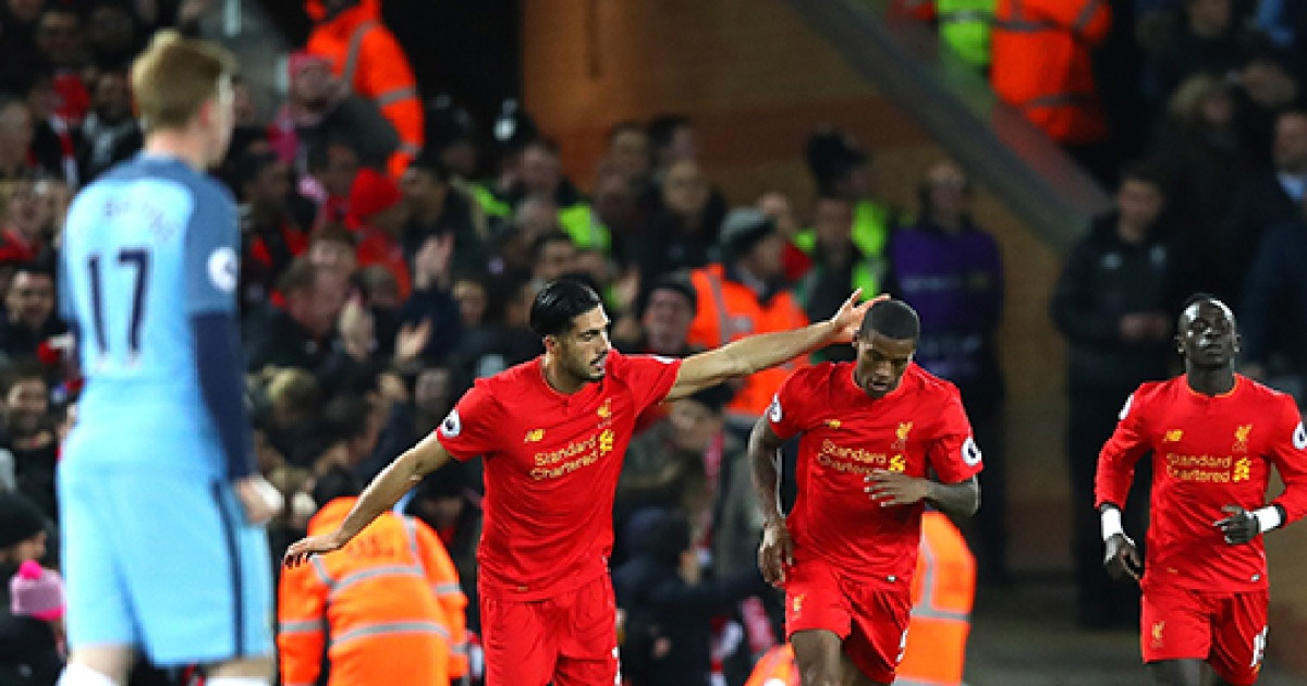 [EPL 19R] '바이날둠 골' 리버풀, 맨시티 1-0 제압..'4연승+2위 사수'