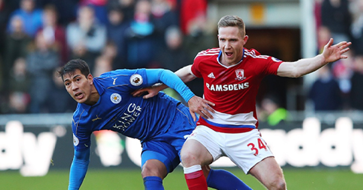 [EPL 20R] '헛심공방' 레스터, 미들즈브러 원정서 0-0 무..14위 도약