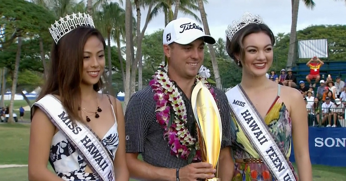 토머스, PGA 역대 최소타 기록으로 우승