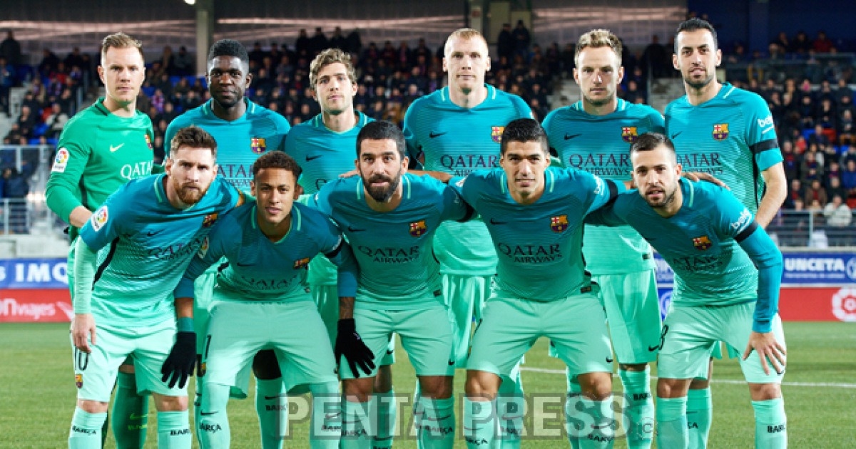 [포토] 바르샤 라인업 - 라리가 19R 바르셀로나 VS 에이바르 (22)