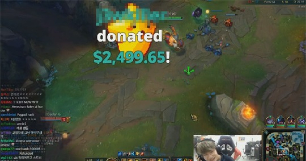 SKT '피넛' 한왕호, 트위치TV서 '뜻밖의 대박'