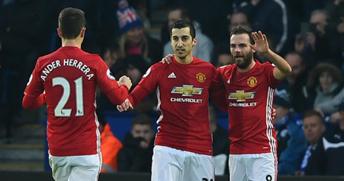 [EPL 24R] '미키타리안 1골 1AS' 맨유, 레스터에 3-0 완승..15G 무패