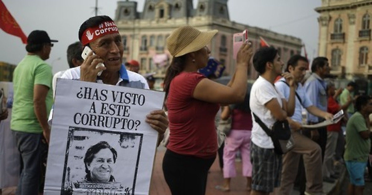 Peru Anti Corruption Protest