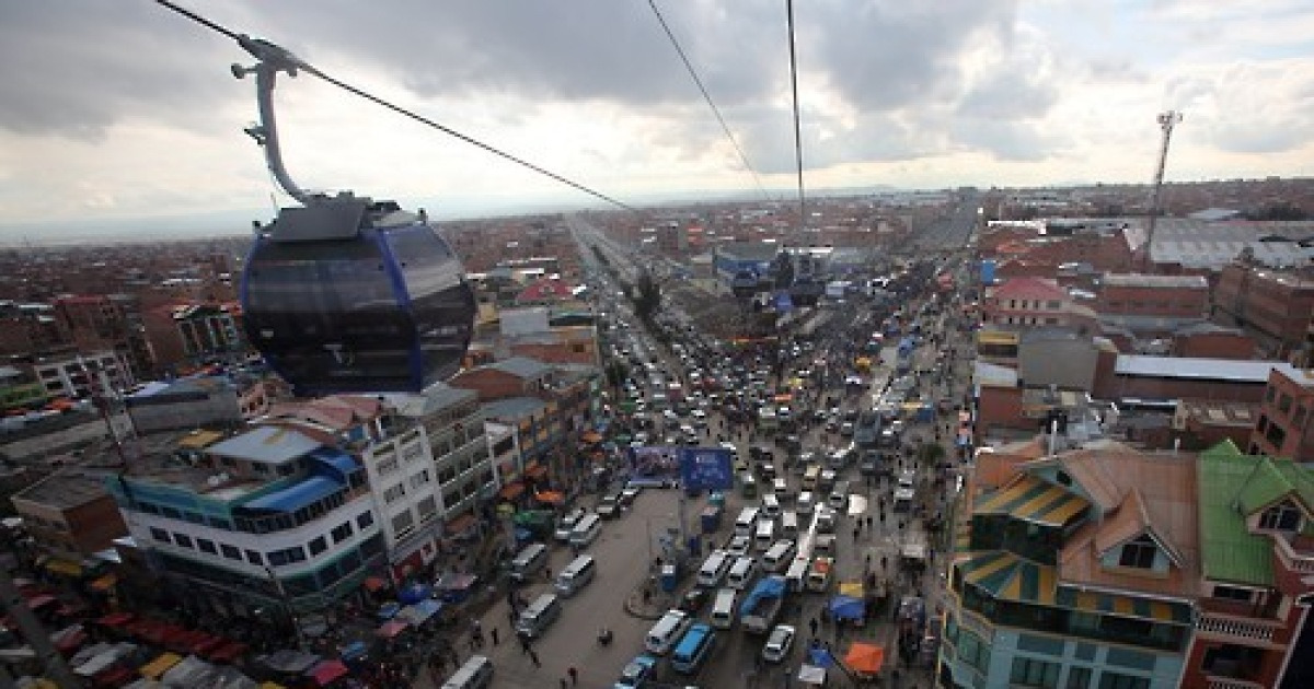 BOLIVIA TRANSPORT CABLEWAY