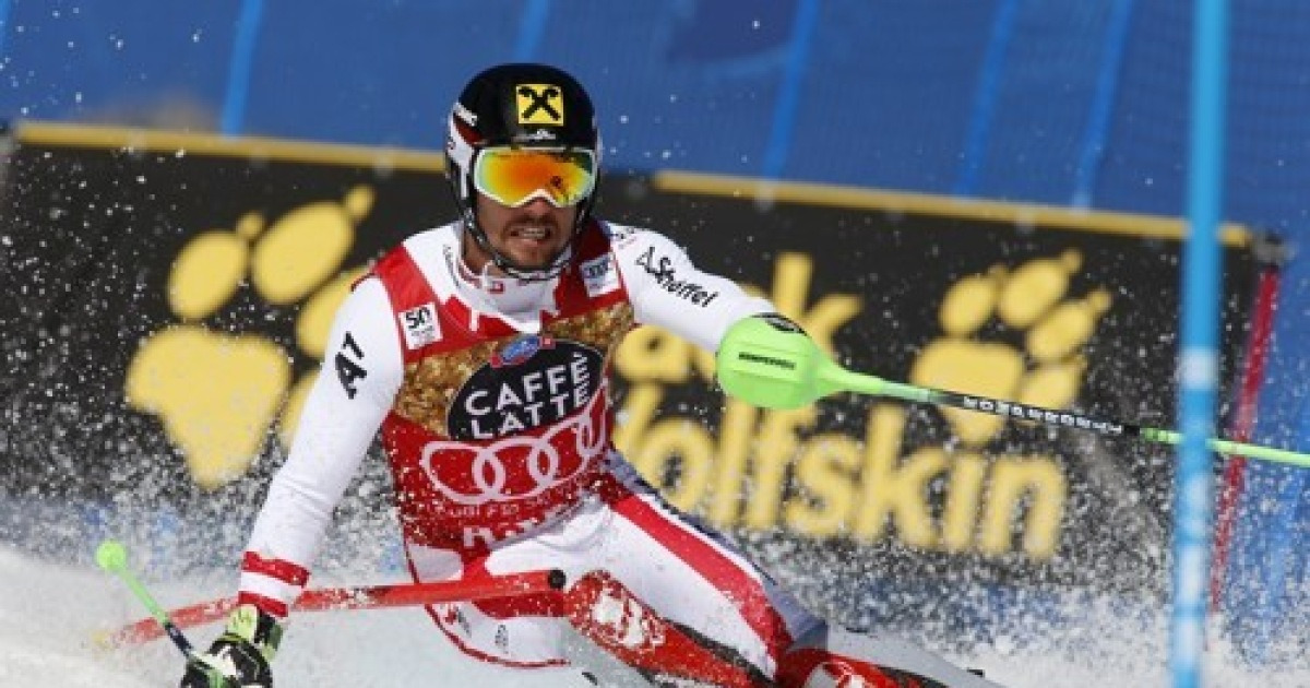 WCup Mens Slalom Skiing