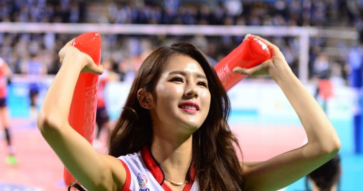 [포토] 박기량 'KGC인삼공사의 승리를 믿어요!'