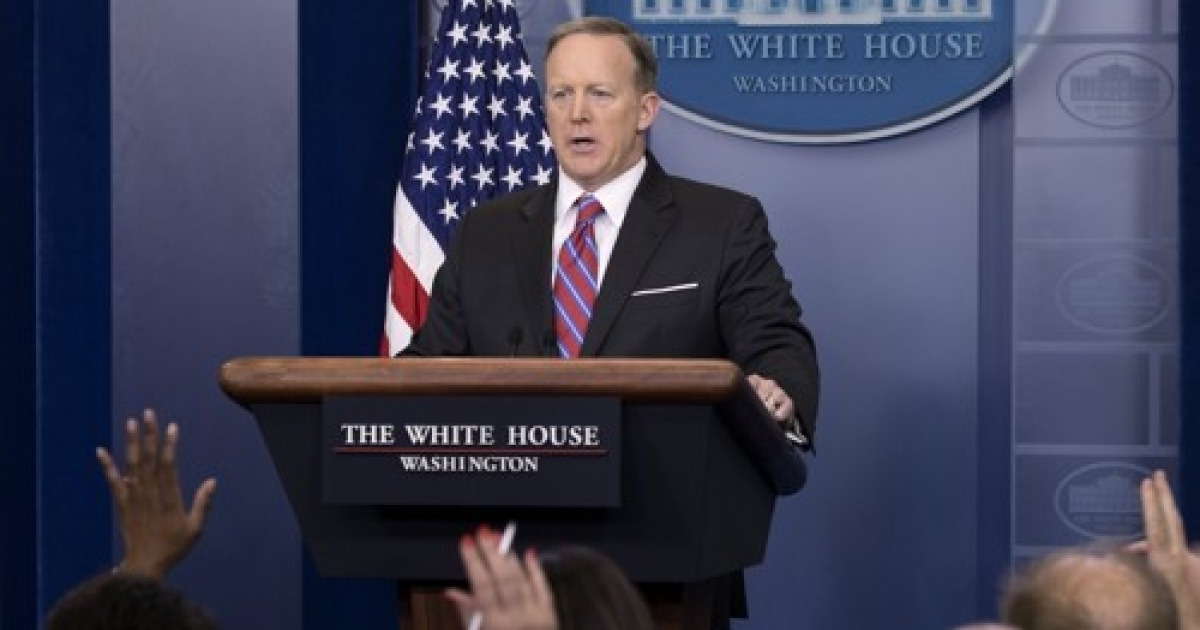 USA WHITE HOUSE SPICER