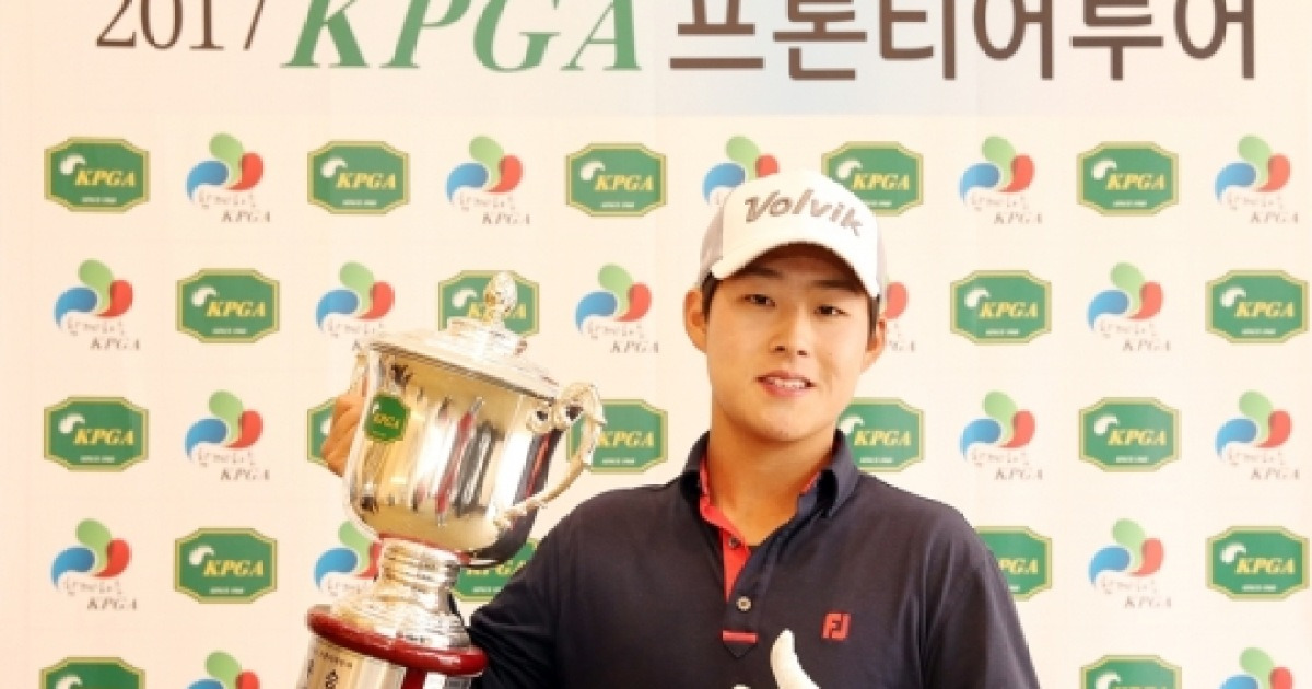 '첫 출전' 김주환, KPGA 프론티어투어 2차 대회 우승