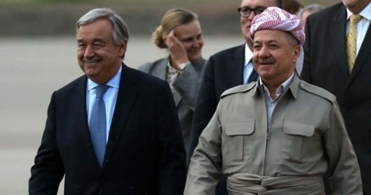 IRAQ EBRIL UN GUTERRES DIPLOMACY