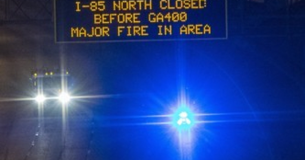 USA INTERSTATE FIRE COLLAPSE