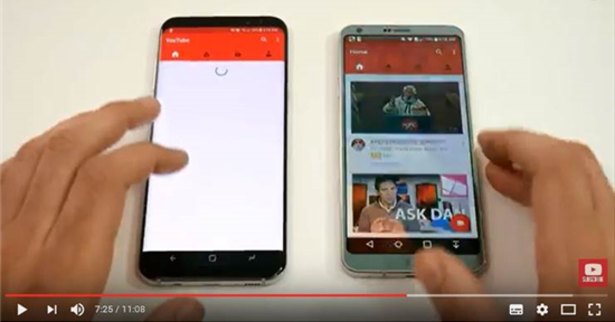 갤럭시S8+, LG G6에 멀티태스킹 속도 완패
