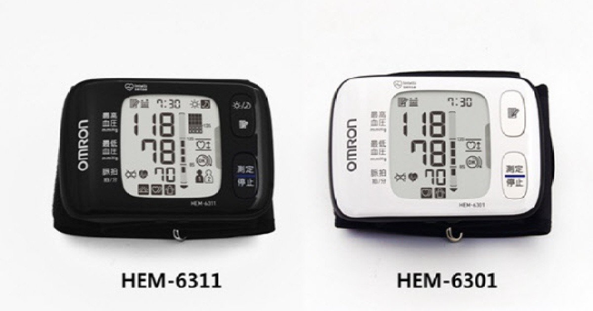 한국오므론, 2017년 손목형 신제품 2종 HEM-6301, HEM-6311 출시