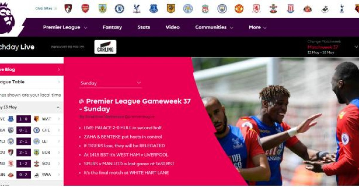 [EPL 37R] '자하 결승골' 팰리스, 헐 시티에 4-0 승리..잔류 확정