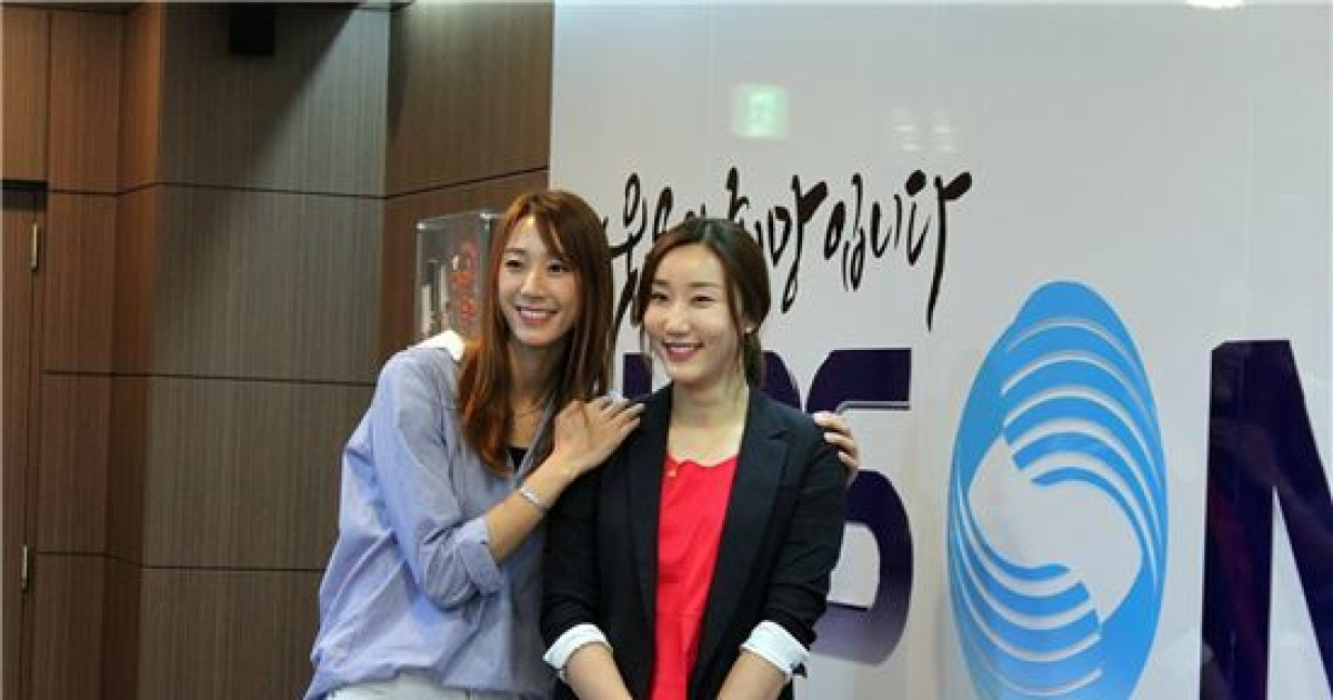 배구 여신 자매 한송이 조동혁과 1년째 열애 중