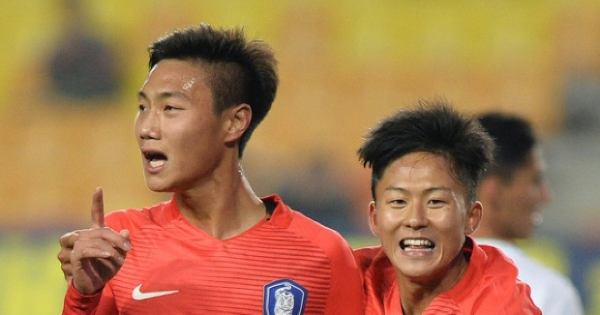 [U-20 16강] '4-4-2' 한국, 포르투갈전 선발 라인업 발표.. '승우-승호 출격!'