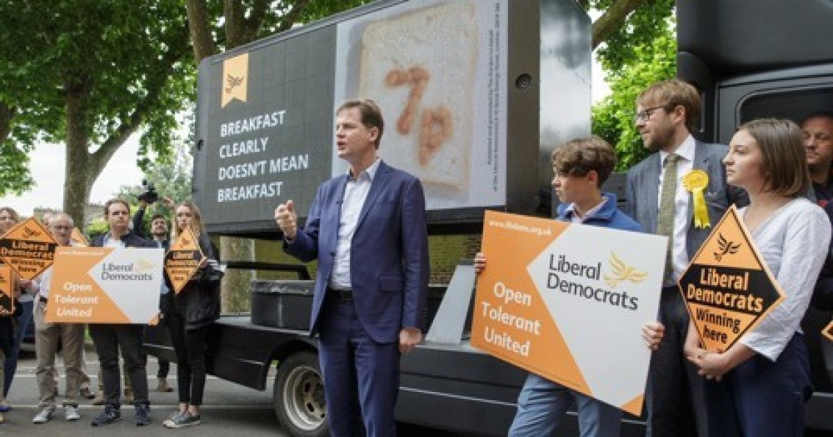 BRITAIN ELECTIONS LIBERAL DEMOCRAT CAMPAIGN