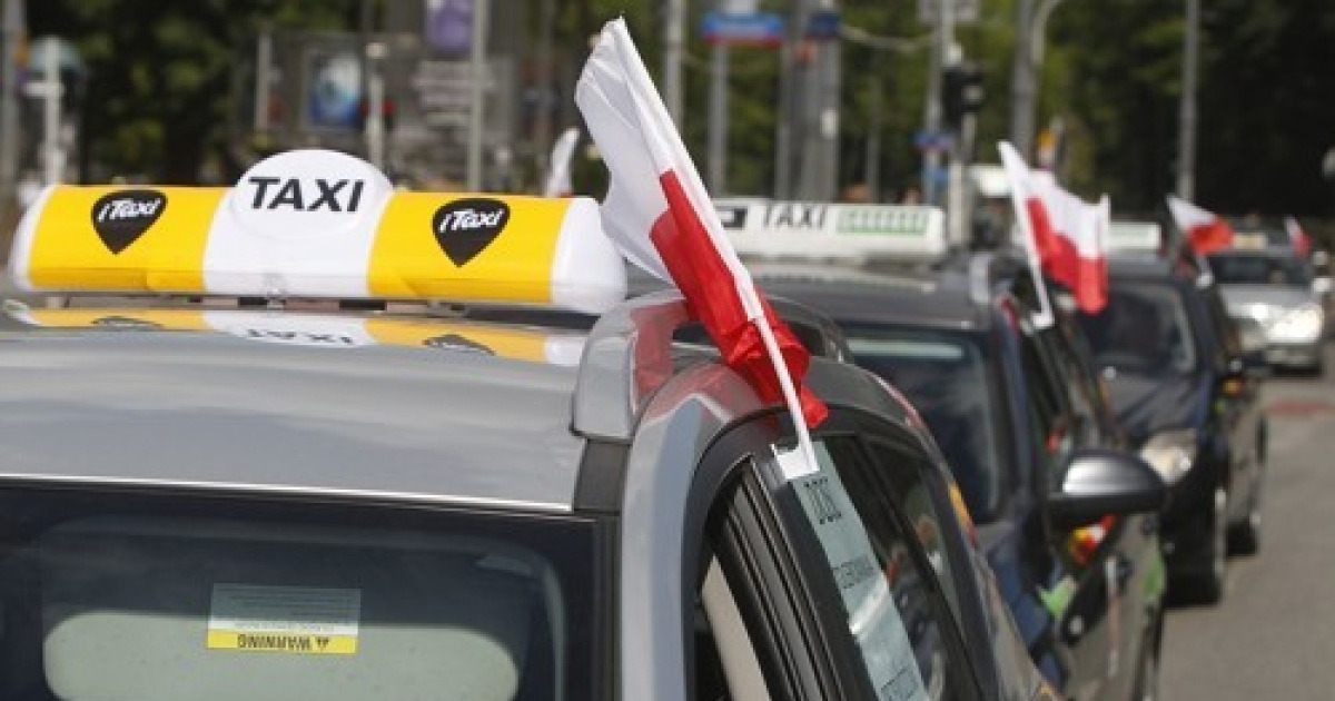 Poland Taxi Protest