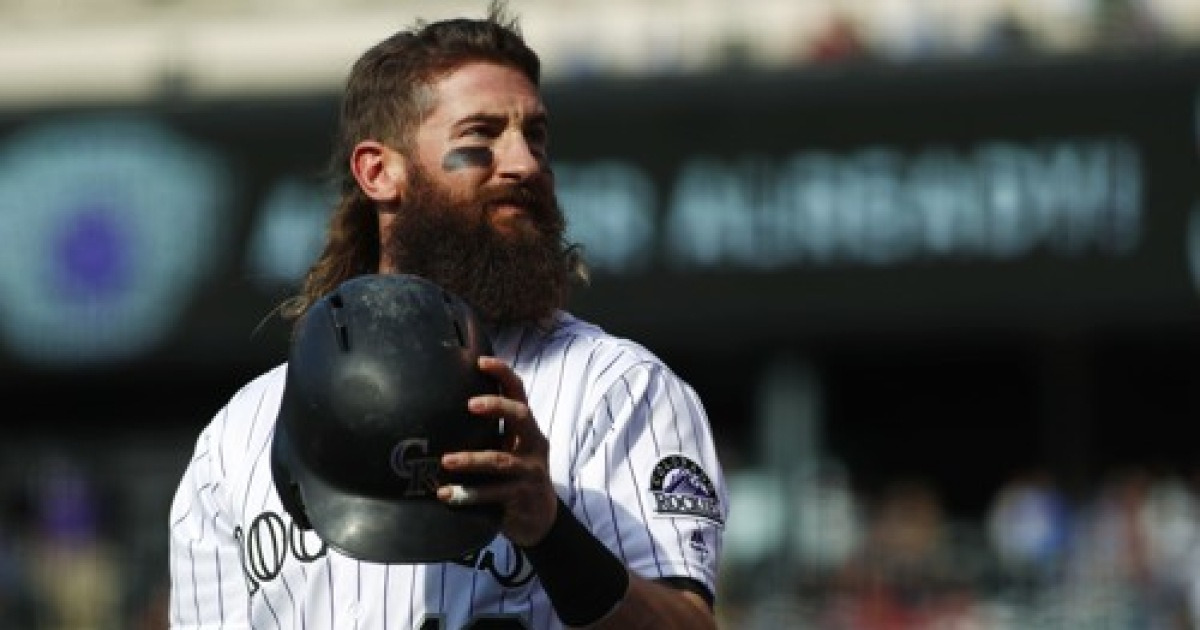 Rockies Quirky Blackmon Baseball