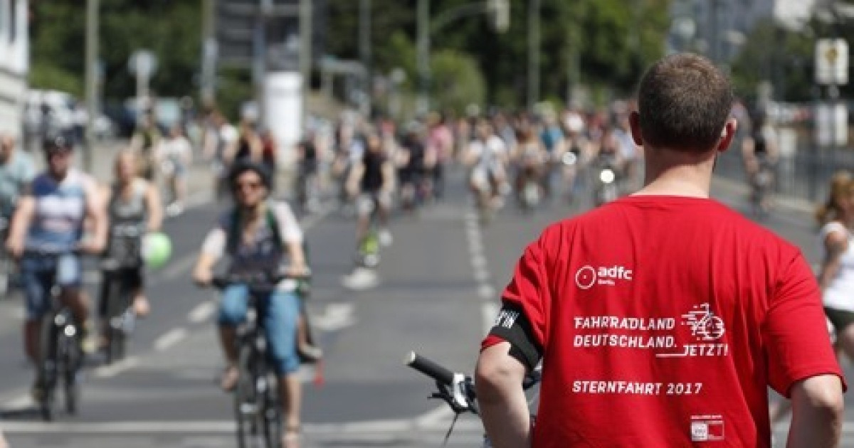 GERMANY BICYCLE RALLY BERLIN