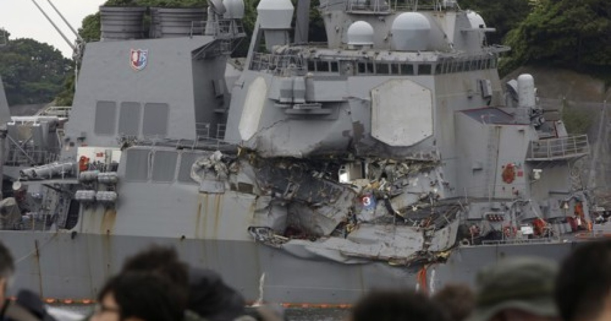Japan US Navy Collision