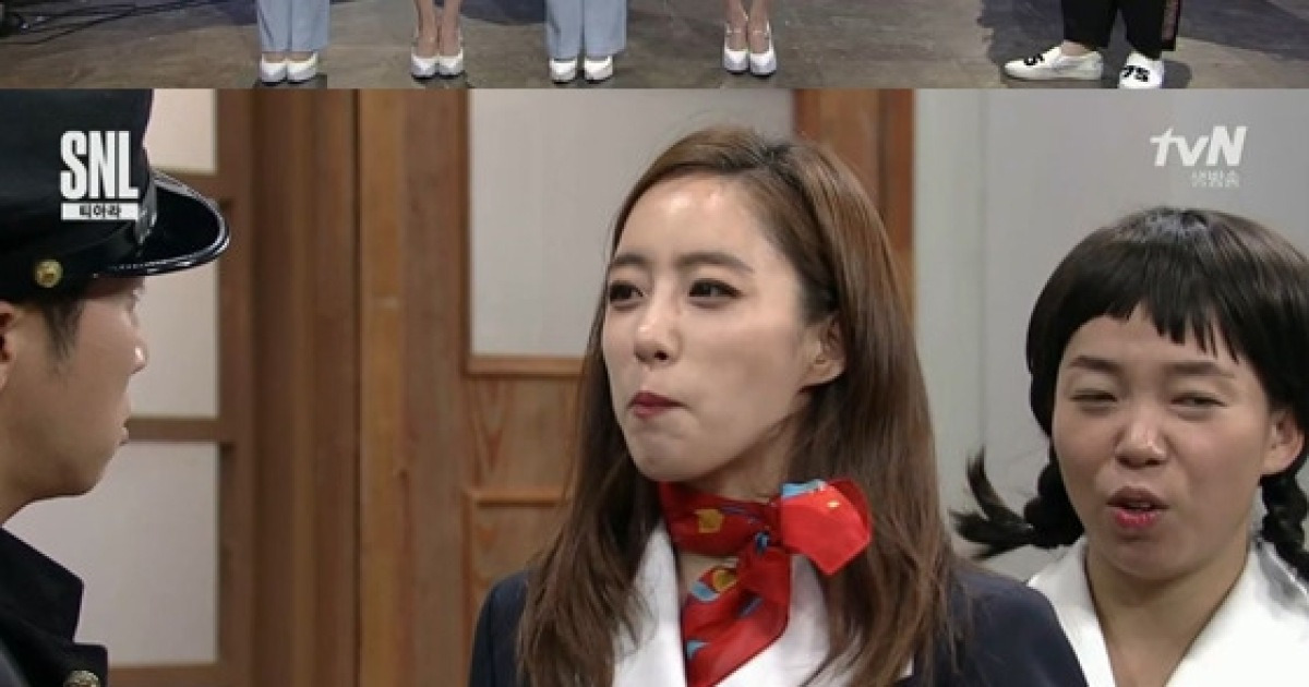 밤TV]'SNL9' 티아라, 논란도 웃음으로..9년차 아이돌의 여유