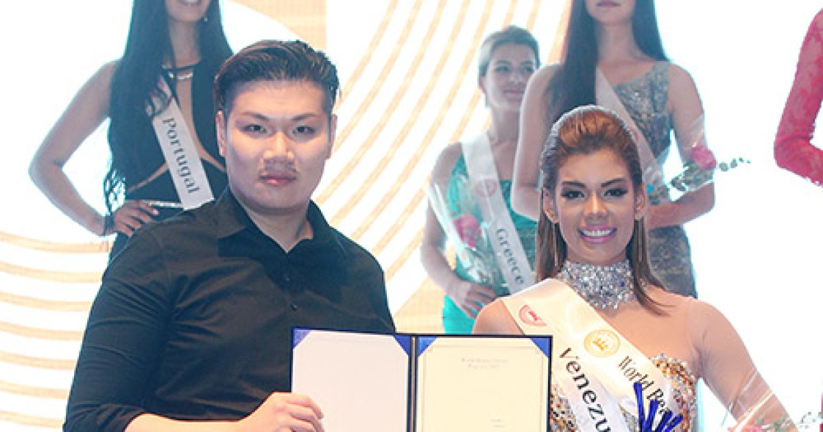 [bnt포토] 베네수엘라, Internet Popularity상 수상(월드뷰티퀸세계대회)