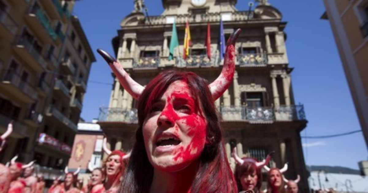 SPAIN PAMPLONA FIESTA DE SAN FERMIN
