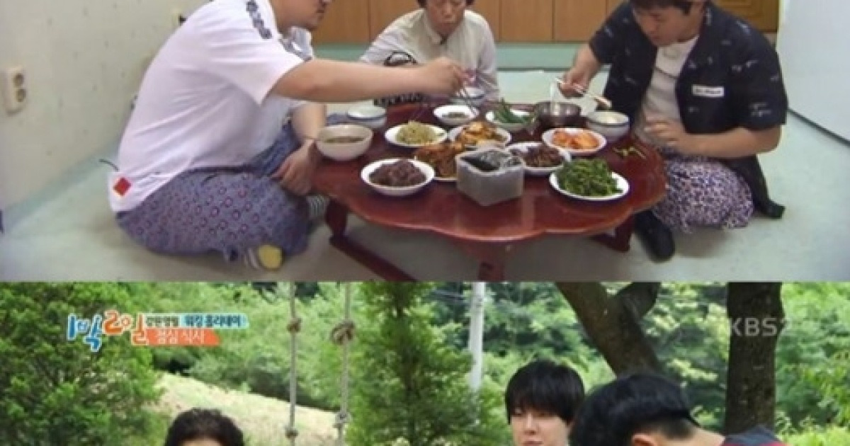 밤TView] '1박' 김준호X윤시윤, 자연인 집서 도시 즐거움 만끽