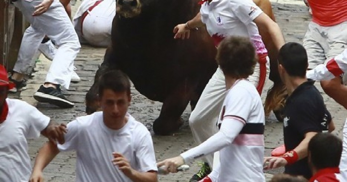 SPAIN PAMPLONA FIESTA DE SAN FERMIN