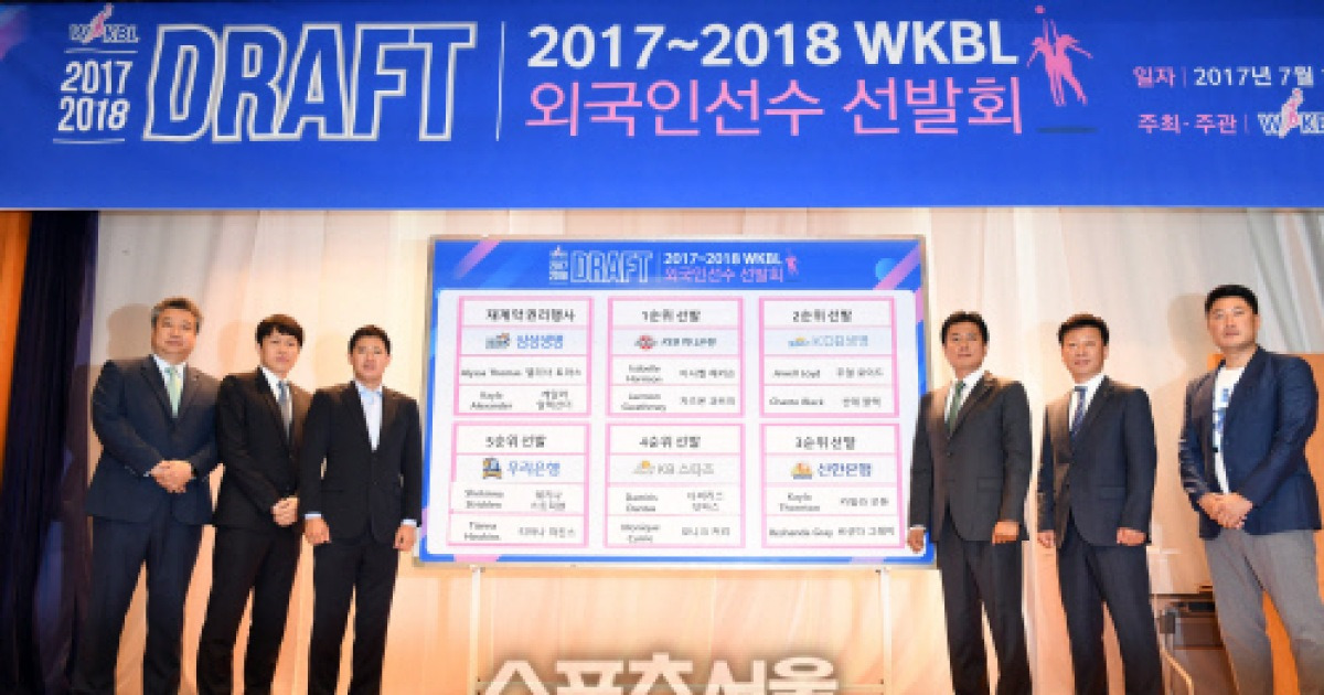 [SS포토]2017-2018 WKBL 외국인선수 선발회