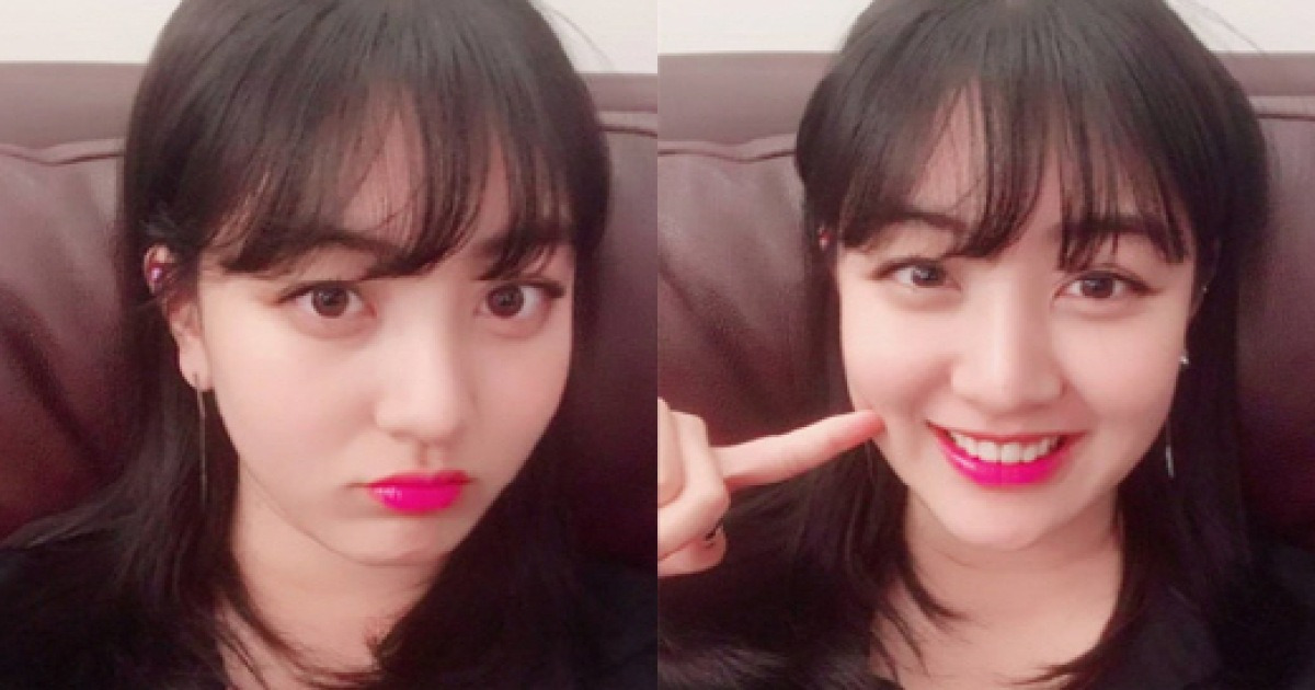 "청순, 깜찍, 도도"..트와이스 지효, JYP 입사 12주년 셀카