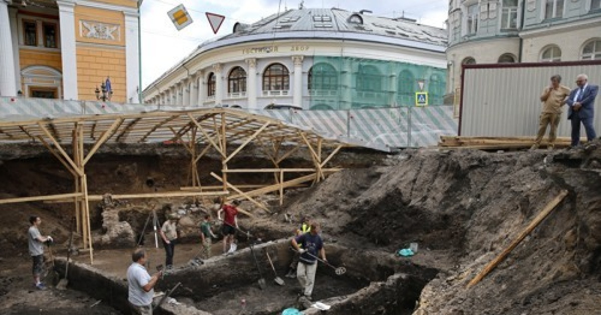 RUSSIA MOSCOW ARCHAEOLOGY