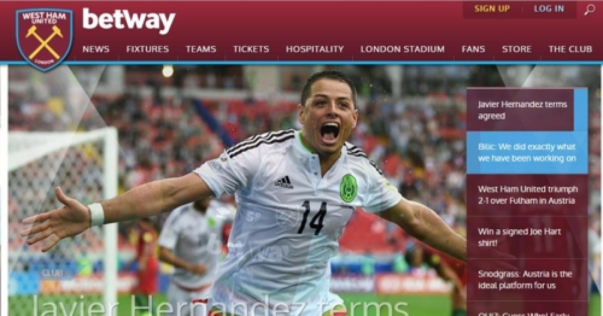 웨스트햄, 멕시코 FW 치차리토 영입.. EPL 귀환