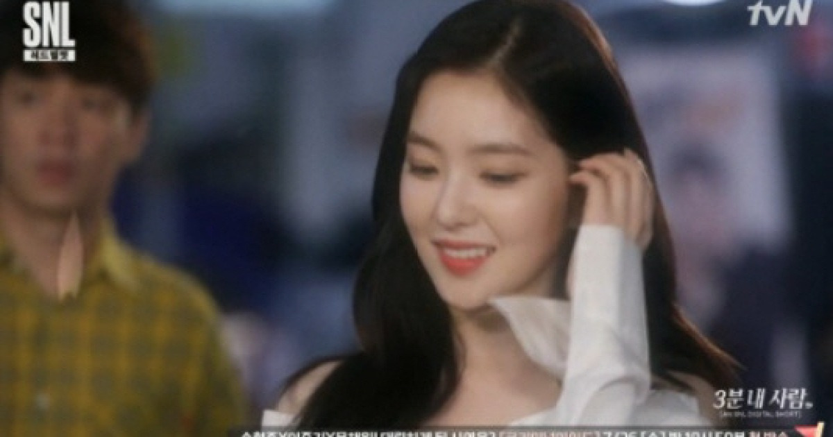 'SNL9' 정상훈, 아이린 미모에 감탄.."이거 실화냐? 인형이 걸어"