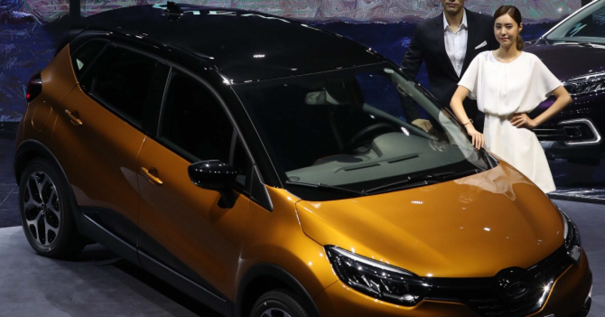 [포토]르노삼성자동차, CUV '뉴QM3' 출시