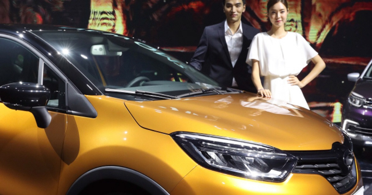 [포토]르노삼성, 다이내믹 턴 시그널 적용한 '뉴QM3' 출시