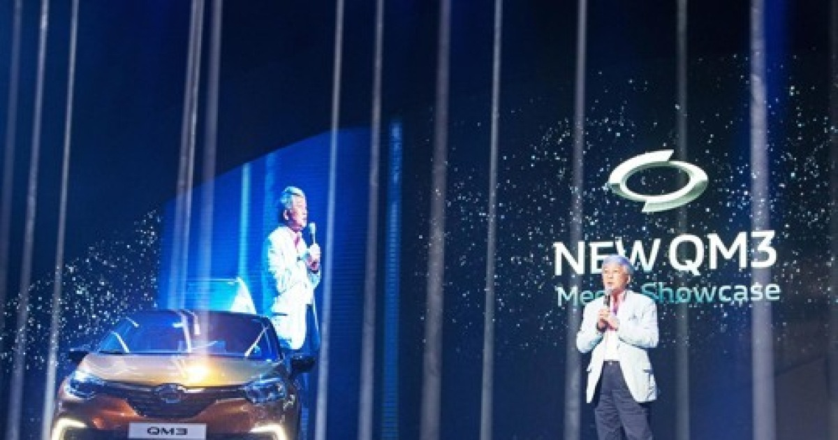 르노 삼성 'NEW QM3' 소개하는 박동훈 사장