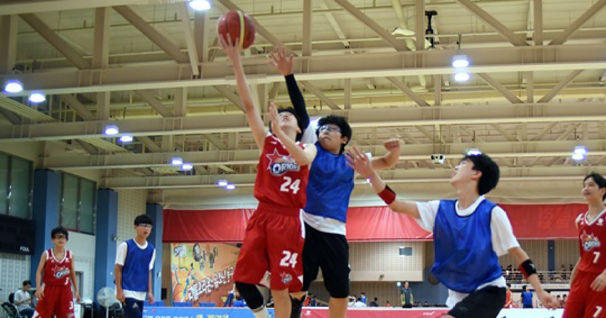 [BK포토]오리온 닥터유 에너지바배 3X3 "깔끔한 레이업 슛"