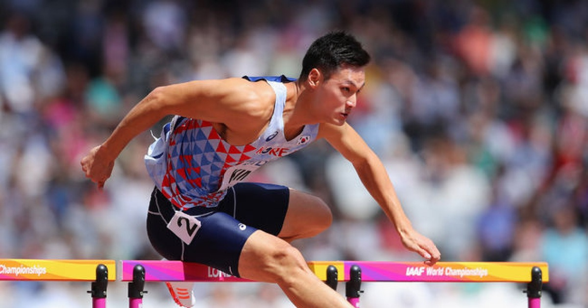 [세계육상선수권] 김병준, 男 허들 110m서 13초81 '예선 탈락 고배'