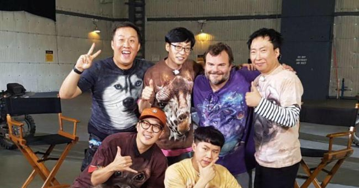 Cast of 'Infinite Challenge' reunites with Jack Black