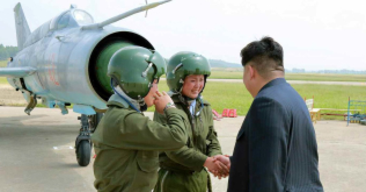 North Korea introduces first female supersonic jet pilots