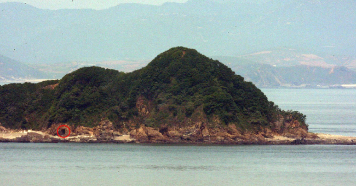 N.K. building military bunkers on border island