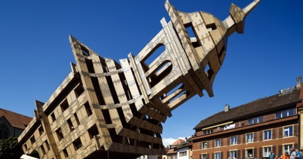 SWITZERLAND CARDBOARD TOWER