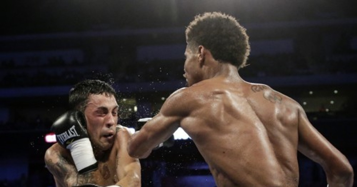 APTOPIX Paz Stevenson Boxing