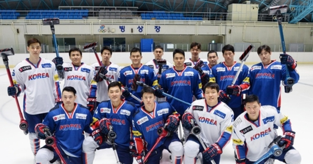 LG 코드제로 A9, 아이스하키 국가대표팀 응원