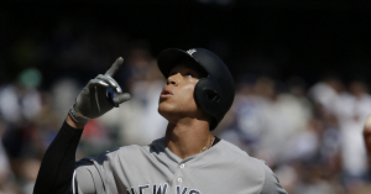 애런 저지, 신인으로 MLB 통산 2번째 40홈런