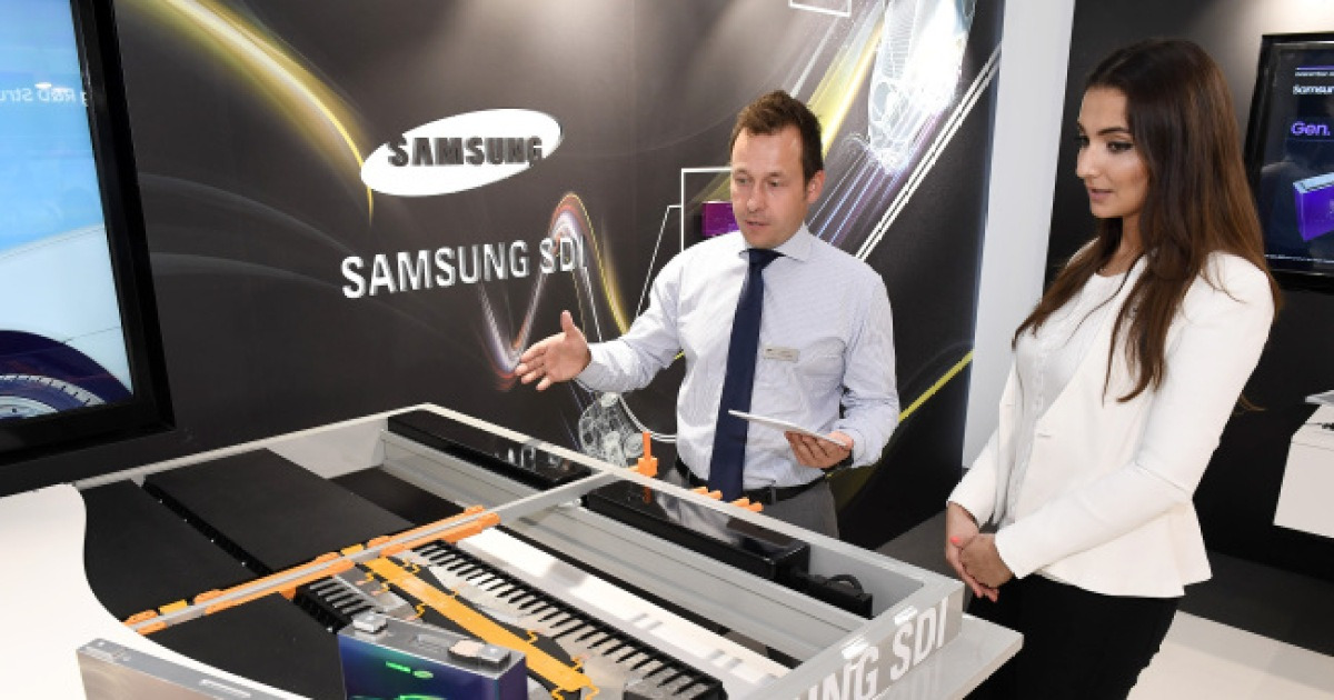 Samsung SDI showcases EV batteries at Frankfurt Motor Show 2017