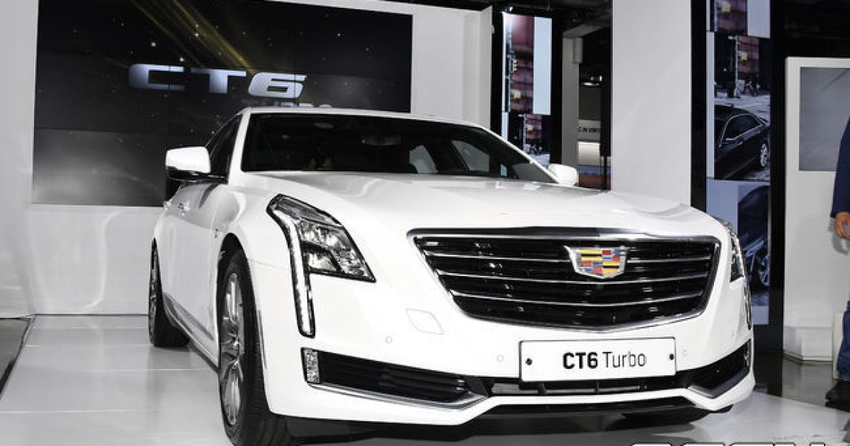 [사진] 캐딜락 'CT6 터보' 6980만 원, "미국보다 싸다"
