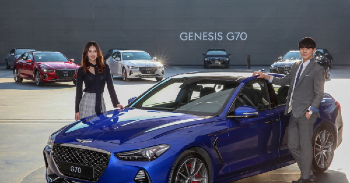 제네시스 G70, 3750만~5180원에 출시